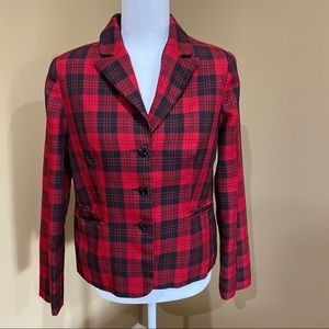 Giorgio Sant’Angelo | Jackets & Coats | Giorgio Santangelo Plaid Blazer ...